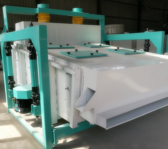 Grain seeds separator rotary sifter machine